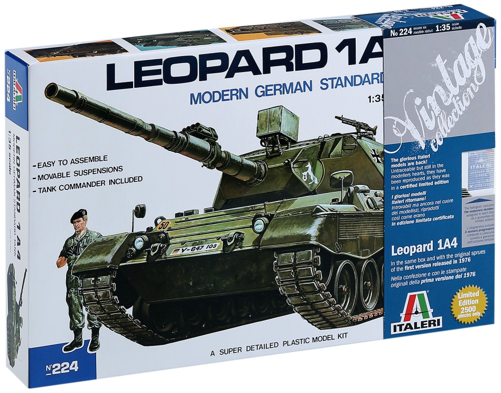 Танк - Leopard 1A4 - макет - store.bg