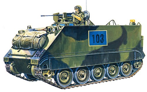 Бронетранспортьор - M113A2 - Сглобяем модел - макет - store.bg