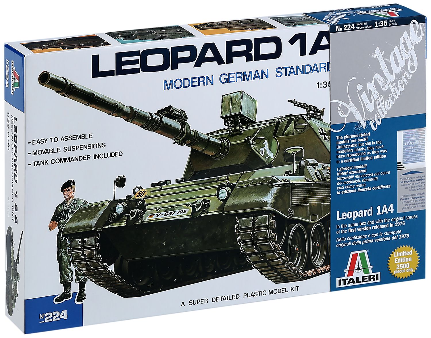 Танк - Leopard 1A4 - макет - store.bg