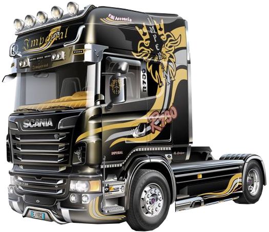 Влекач - Scania R730 Topline "Imperial" - макет - store.bg