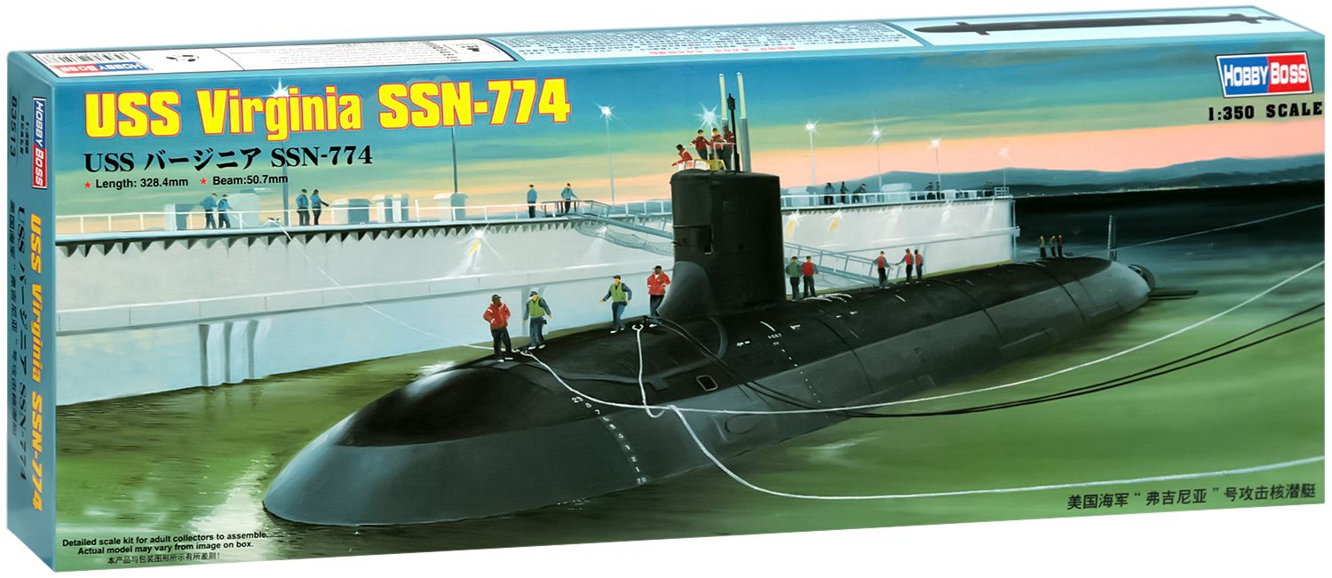 Подводница - USS Virginia SSN - 774 - макет - store.bg