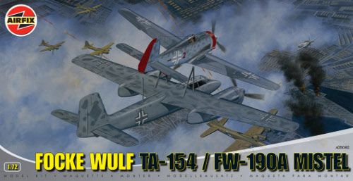 Военен самолет - Focke Wulf TA-154 / FW-190A Mistel - макет - store.bg