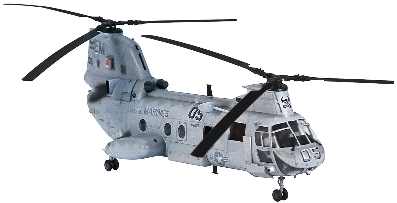 store.bg - Хеликоптер - CH-46E Bull Frog - Сглобяем авиомодел - макет