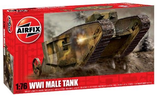 Танк - MkI Male Tank - Сглобяем модел - макет - store.bg